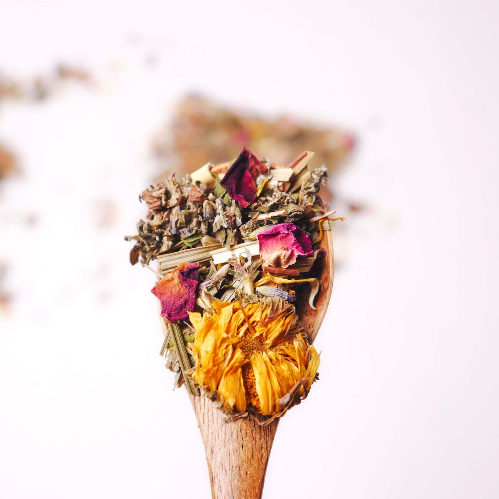 Herbal Tea Peppermint, Calendula, Lemongrass, Lavender, Red Clover ...