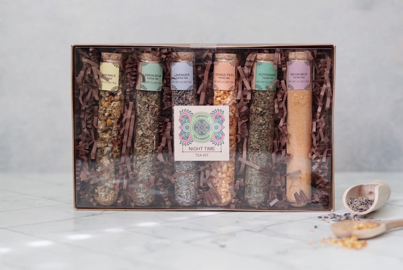 Loose Leaf Herbal Tea Gift Box. DIY Tea Kit for Practical Magic. Tea ...