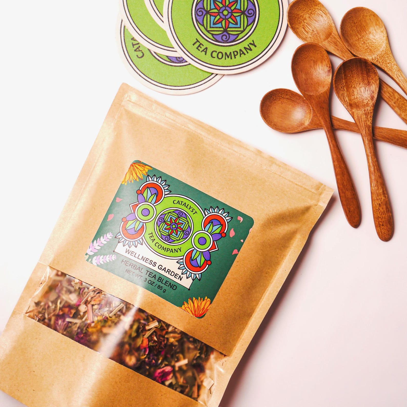 Herbal Tea Peppermint, Calendula, Lemongrass, Lavender, Red Clover ...