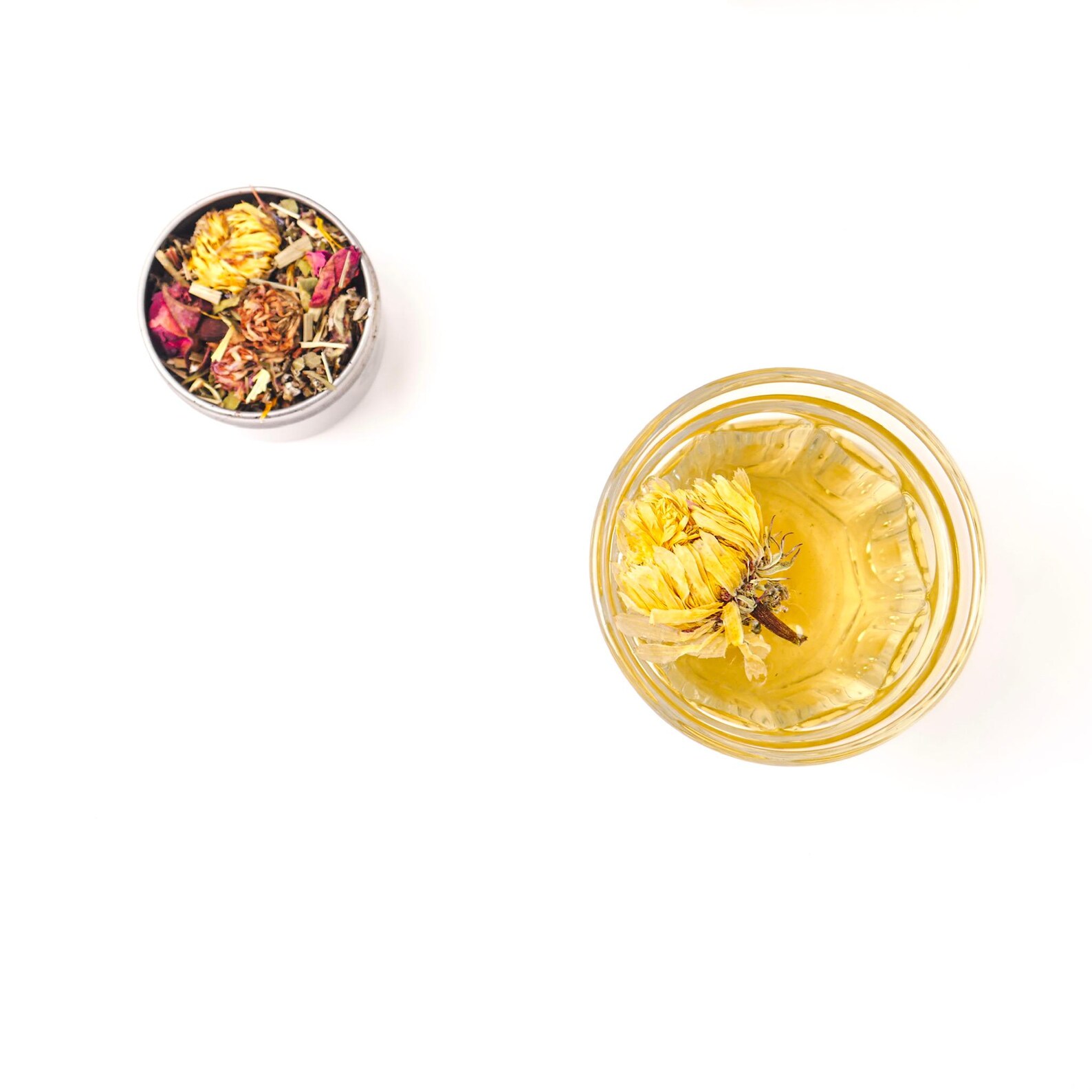 Herbal Tea Peppermint, Calendula, Lemongrass, Lavender, Red Clover ...