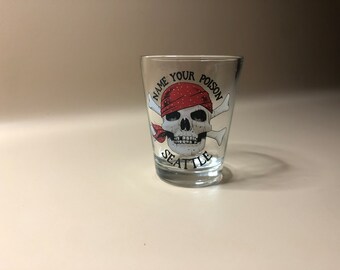 Pirate Shot Glass - Etsy