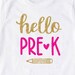 Hello Pre K Svg Bundle, Back to School Svg, First Day of School Svg ...