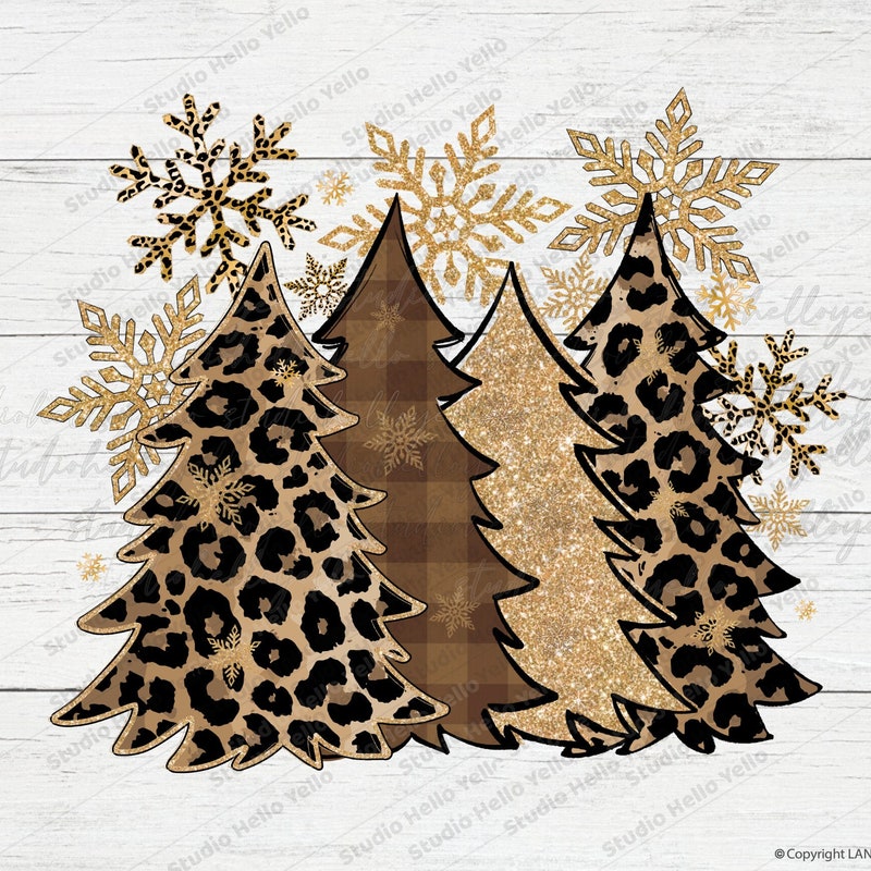 Leopard Christmas - Etsy