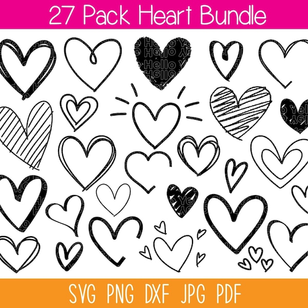 Corazón svg - Etsy México