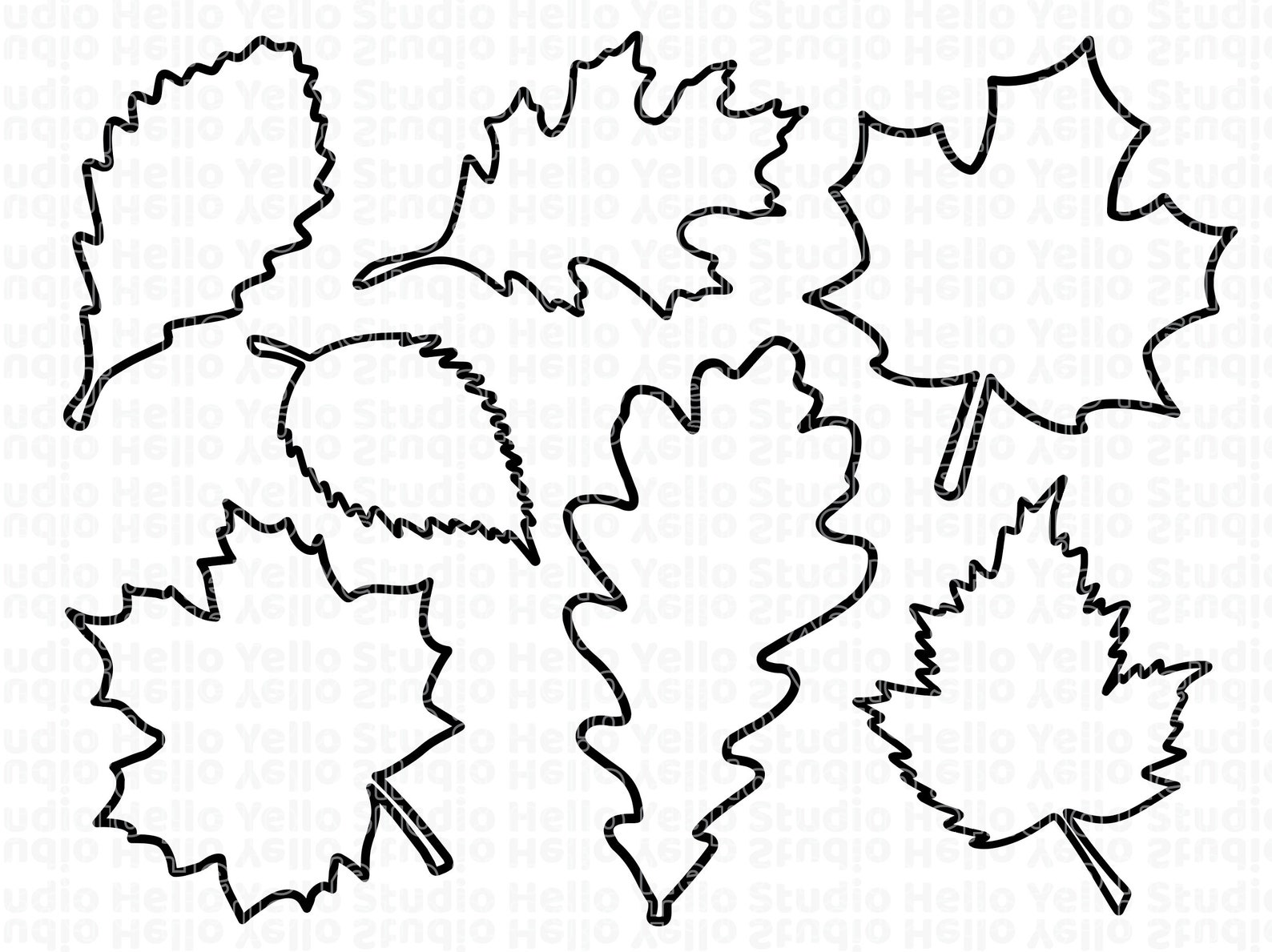 Fall Leaves Svg Fall Svg Fall Leaf Svg Bundle Fall Png - Etsy