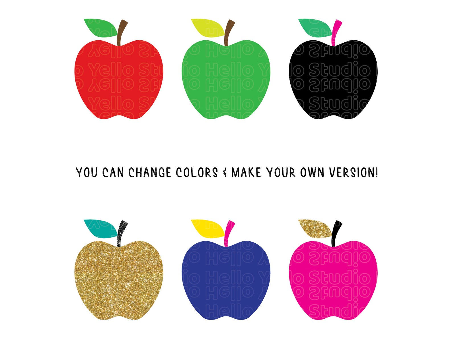 Apple Name Frame Svg Bundle, Apple Svg, Apple Clipart, Apple Monogram ...