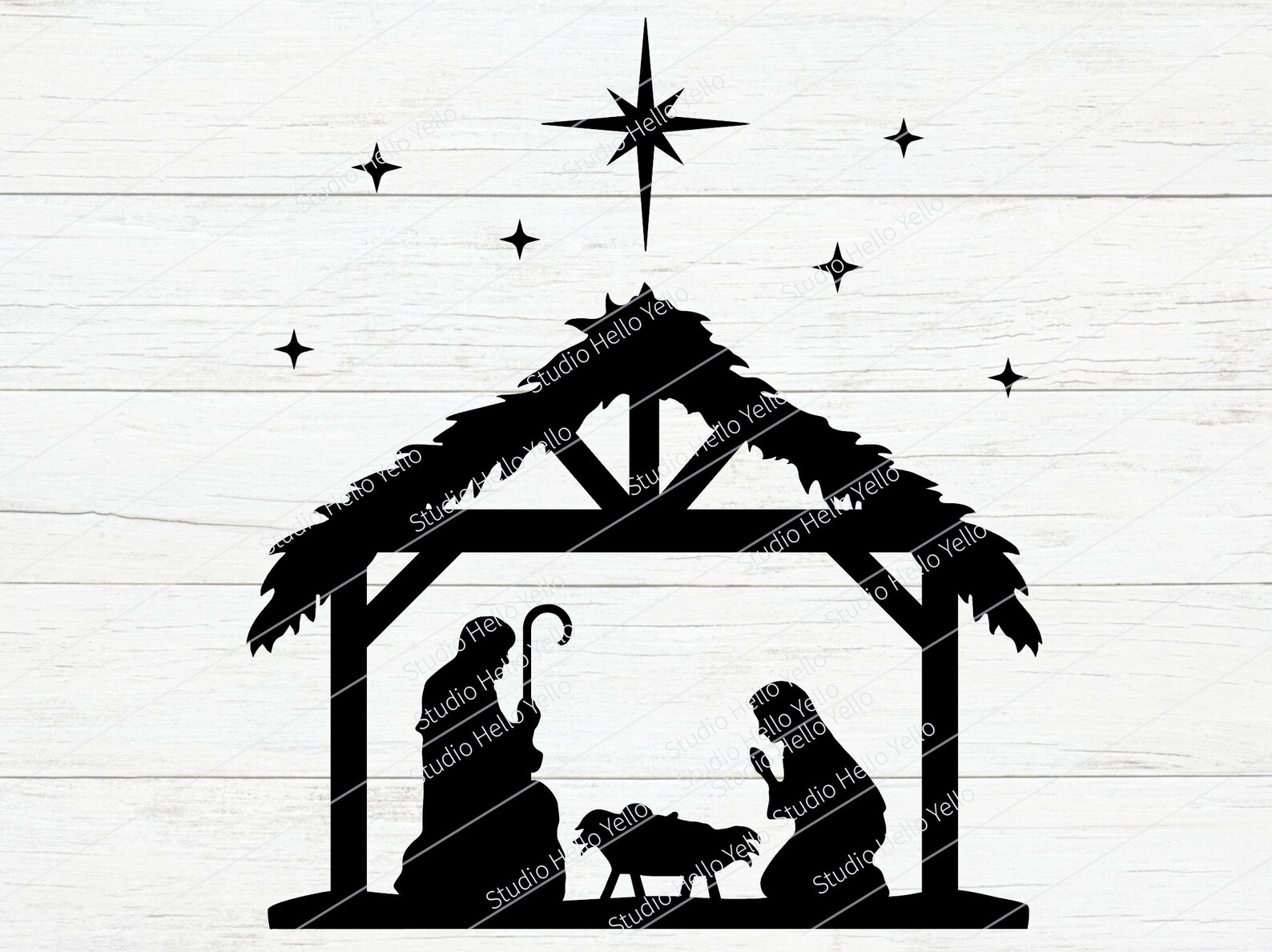 Nativity Scene SVG Nativity SVG PNG Eps Dxf Jpg Instant - Etsy