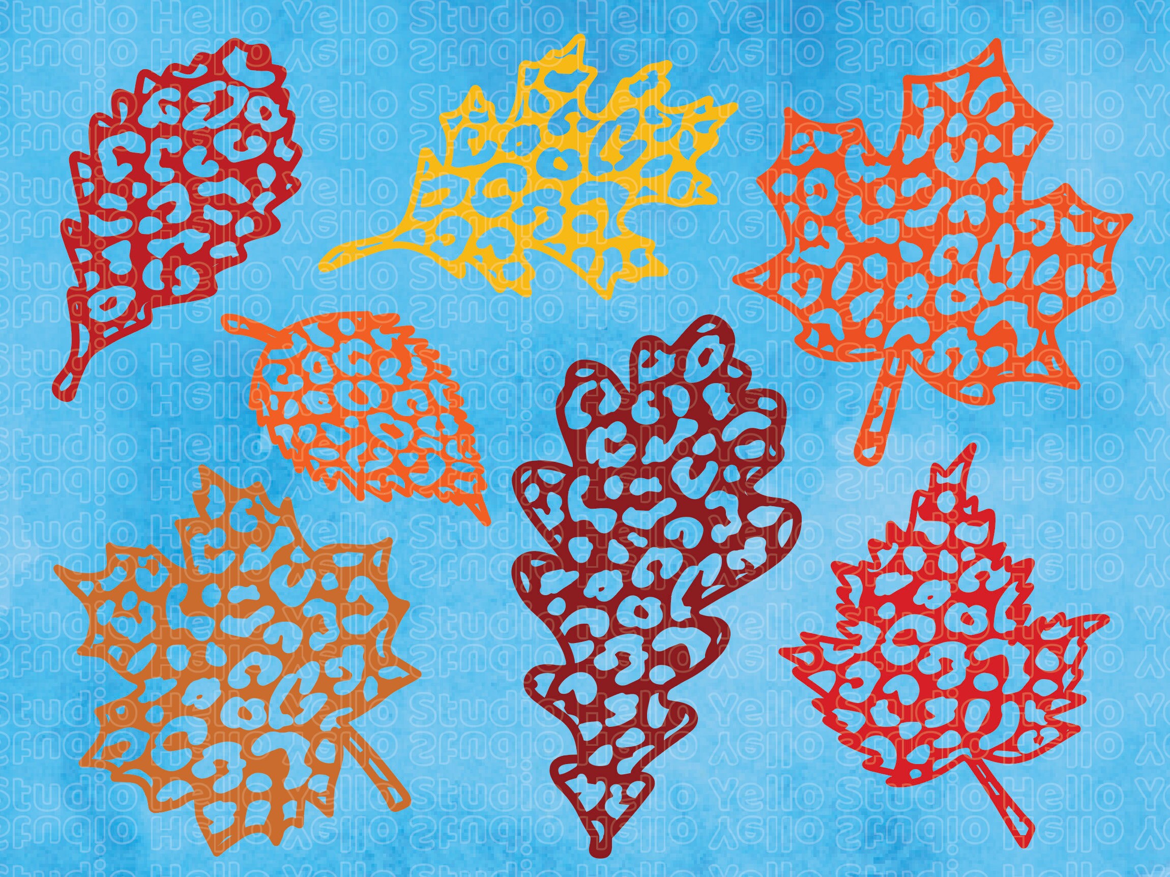 Fall Leaves Svg, Fall Svg, Fall Leaf Svg Bundle, Fall Png, Dxf,clipart ...