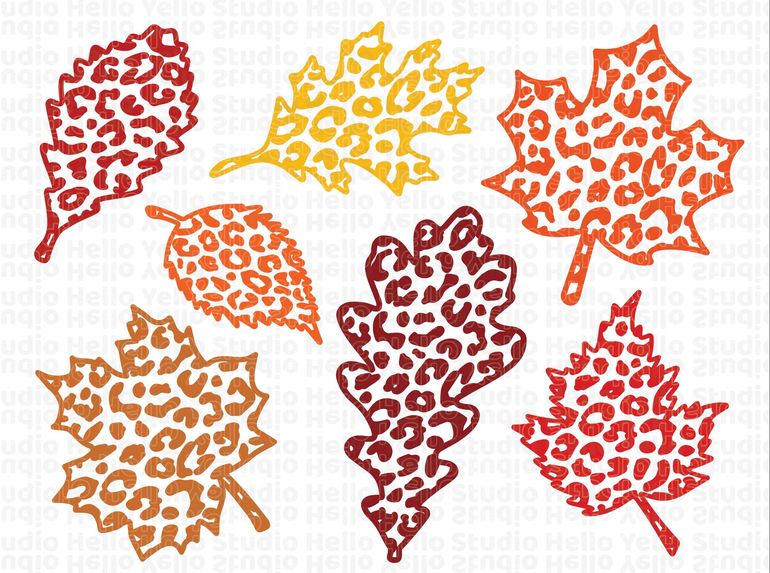 Fall Leaves Svg Fall Svg Fall Leaf Svg Bundle Fall Png - Etsy