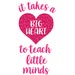 It Takes a Big Heart to Teach Little Minds SVG Teacher - Etsy
