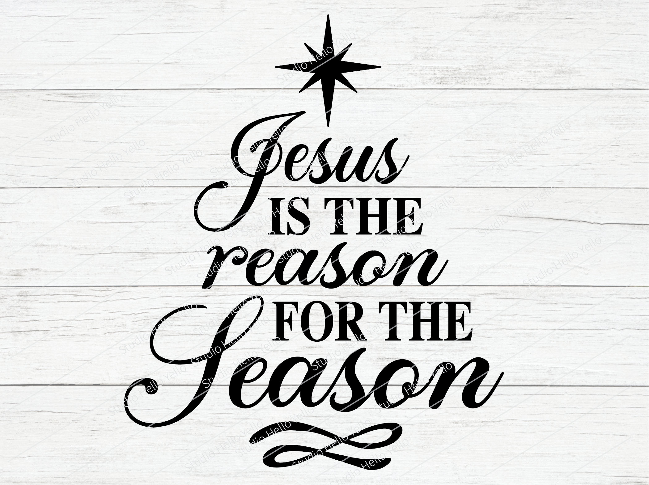 Jesus is the Reason for the Season Christmas Svg Christian - Etsy