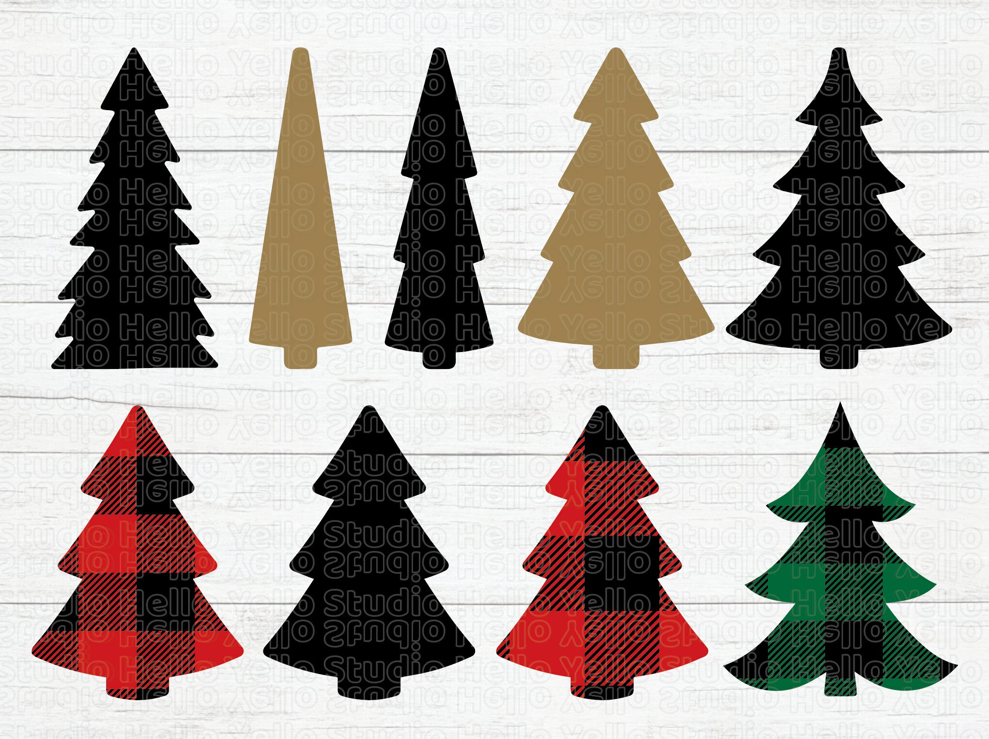 Christmas Tree Svg Bundlechristmas Svgchristmas Tree - Etsy