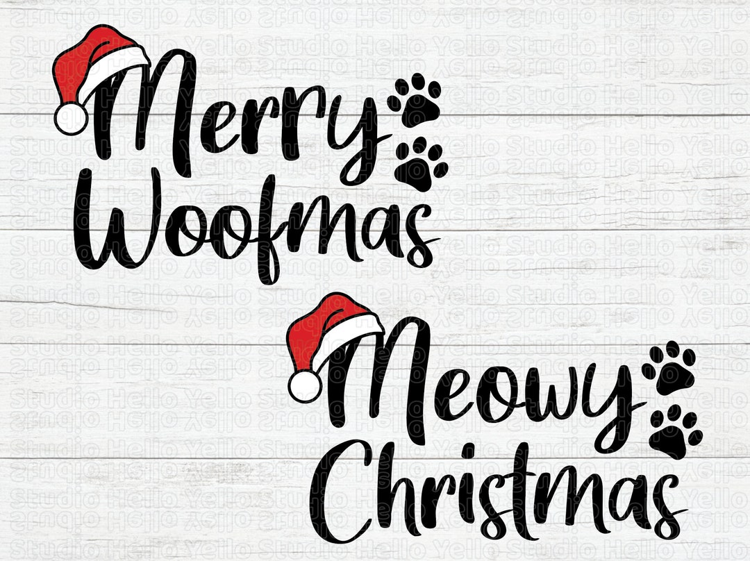 Pet Christmas Svg Bundle, Dog Christmas Svg, Dog Christmas Clipart ...