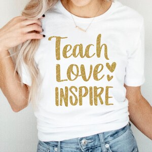 Teach Love Inspire SVG, Teacher SVG, Teacher Appreciation Gift Svg ...