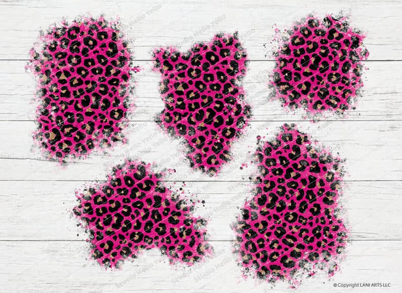 Leopard Patch PNG Santa Matching Leopard Leopard Patches Png - Etsy