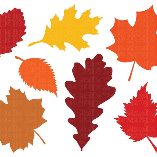 Paper Leaves SVG/ Leaf Templates/ Cut Files for Cricut/ - Etsy