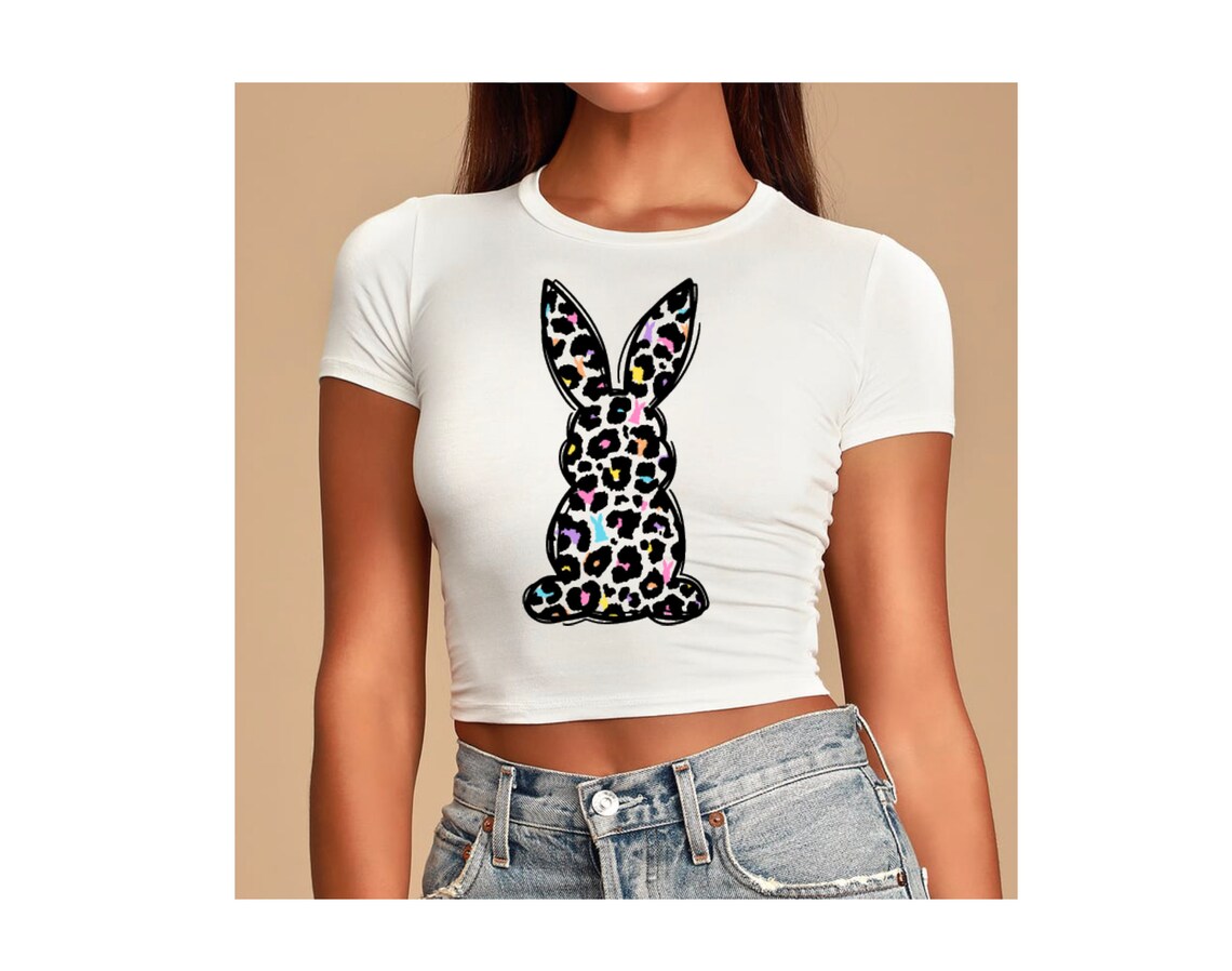 Leopard Print Bunny Svg, Png, Bunny Svg, Bunny Png, Easter Svg, Easter ...