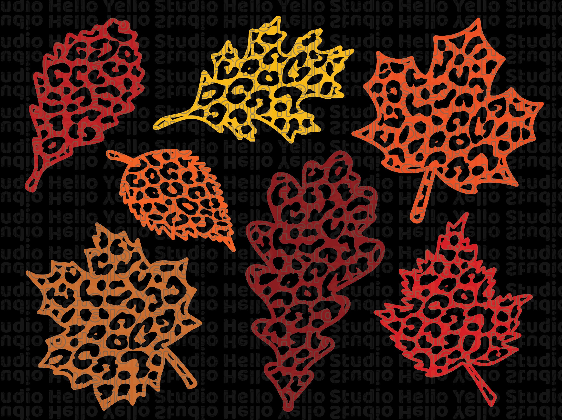 Fall Leaves Svg Fall Svg Fall Leaf Svg Bundle Fall Png - Etsy