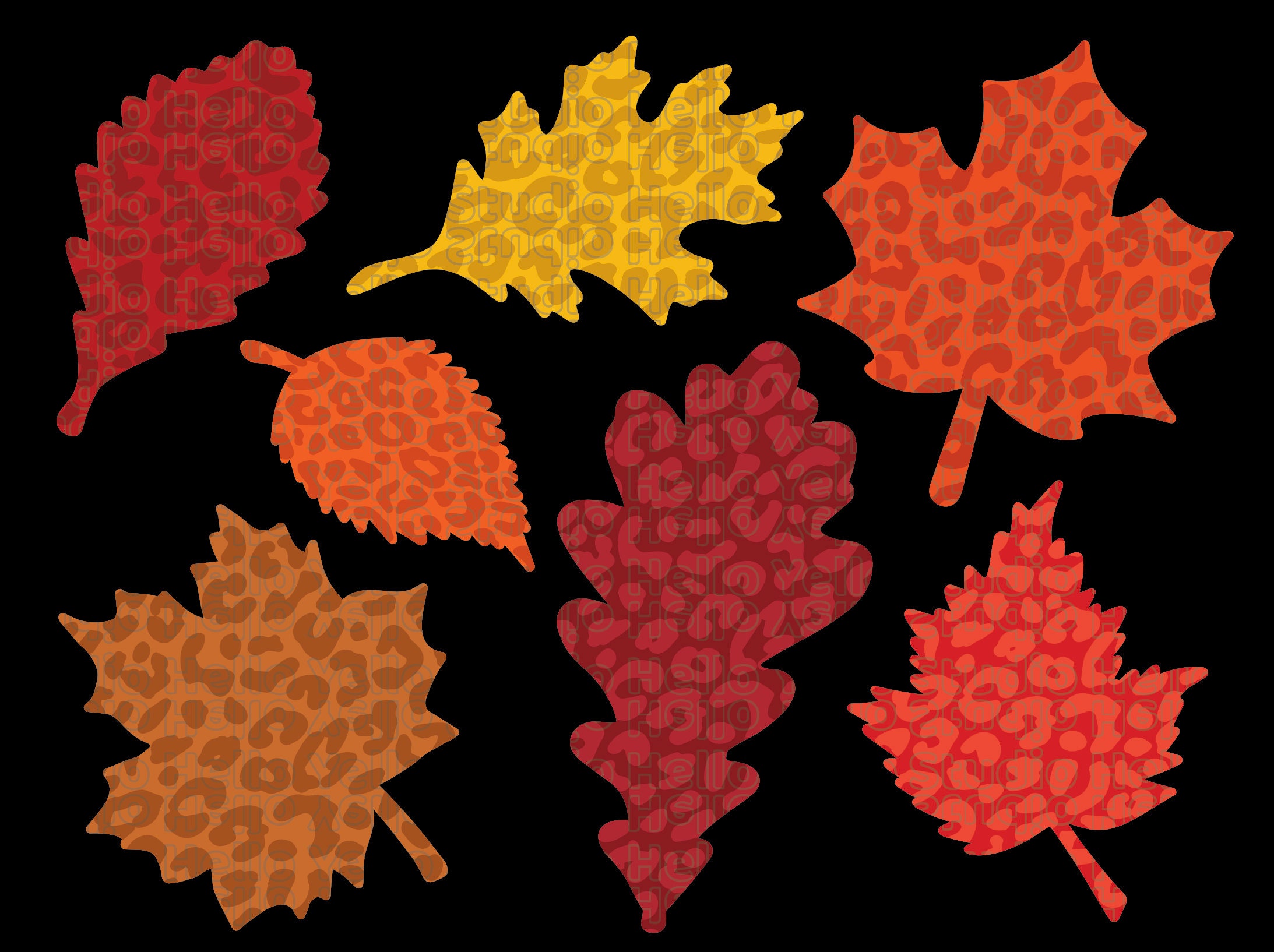 Fall Leaves Svg Fall Svg Fall Leaf Svg Bundle Fall Png - Etsy Canada