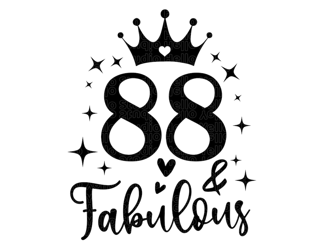 88th Birthday Svg, 88th Birthday, Birthday Svg 88th Birthday Shirts SVG ...