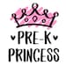 Pre-k Princess Svg, Back to School Svg, Preschool Svg, First Day of ...