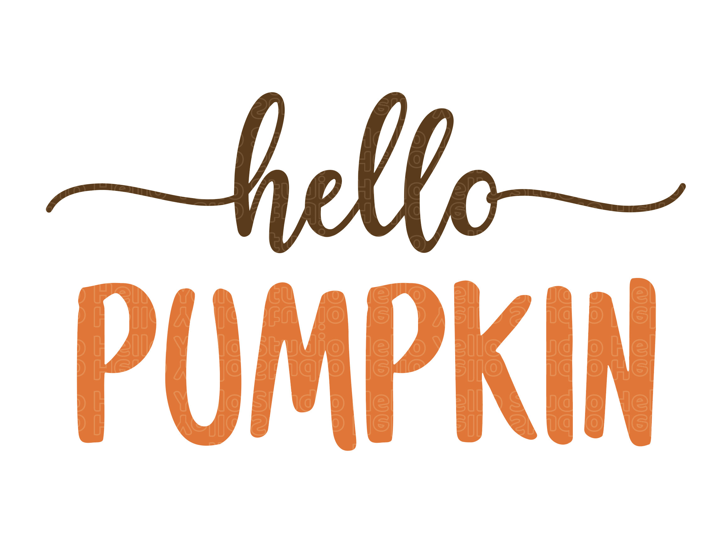 Hello Pumpkin Svg Fall Svg Fall Door Sign Svg Pumpkin Svg - Etsy