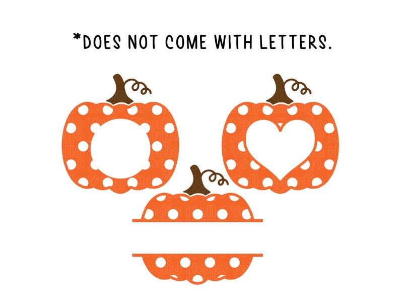 Pumpkin Monogram Frame Svg Bundle Pumpkin Svg Bundle Fall - Etsy