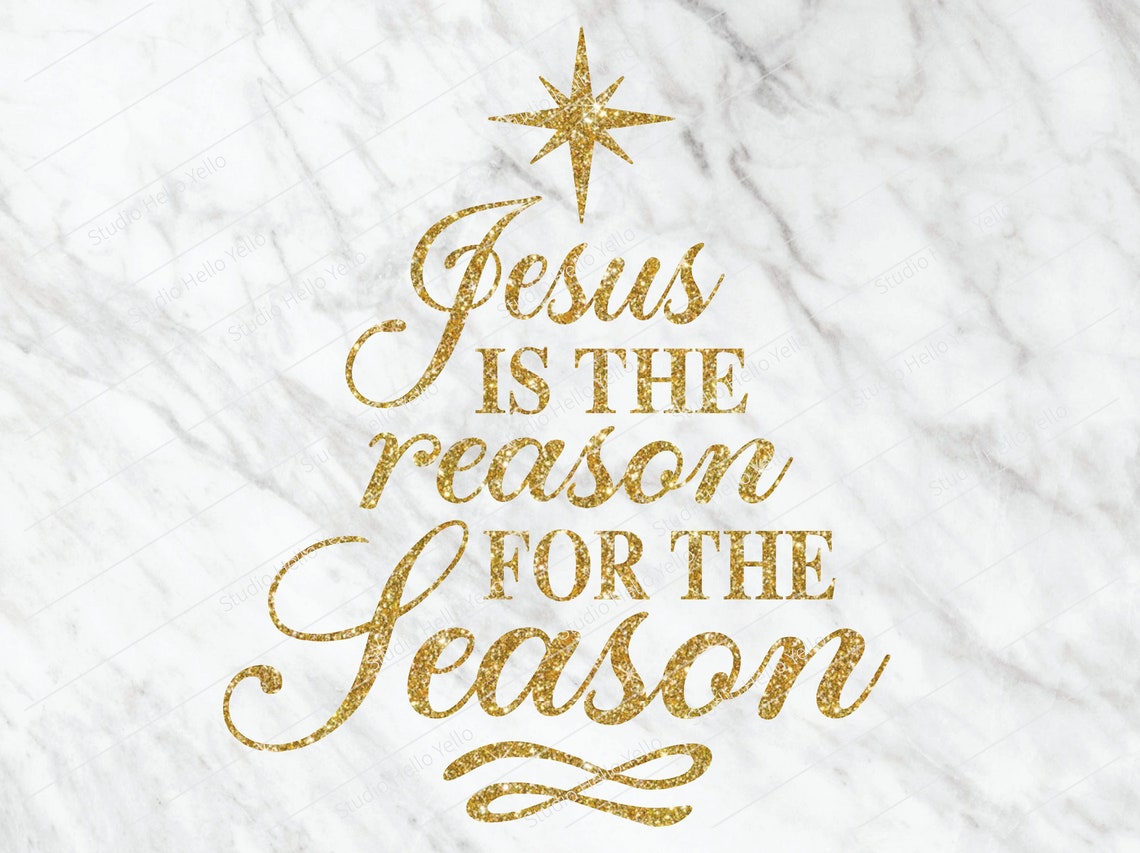 Jesus is the Reason for the Season Christmas Svg Christian - Etsy