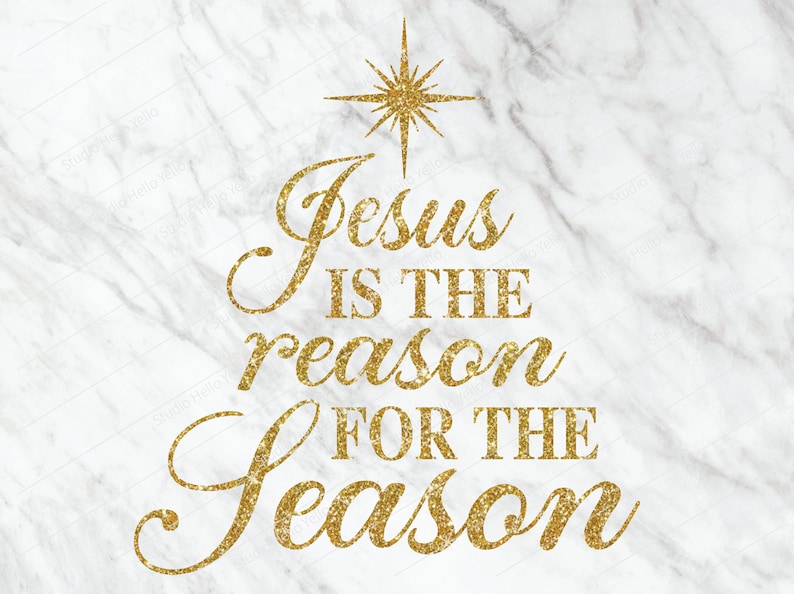 Jesus is the Reason for the Season, Christmas Svg, Christian Christmas ...