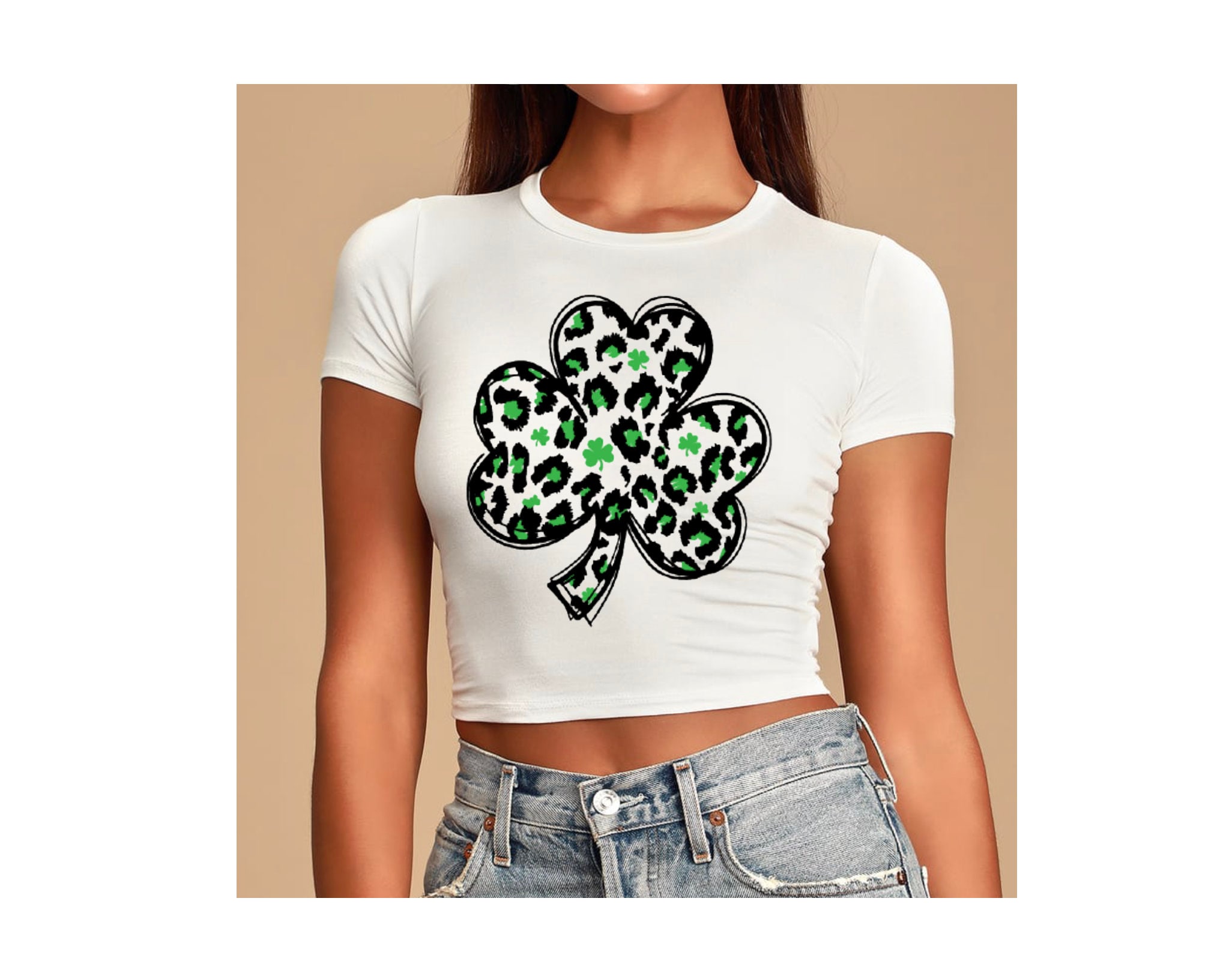 Leopard Print Shamrock Svg St Patricks Day Svg Shamrock Svg - Etsy