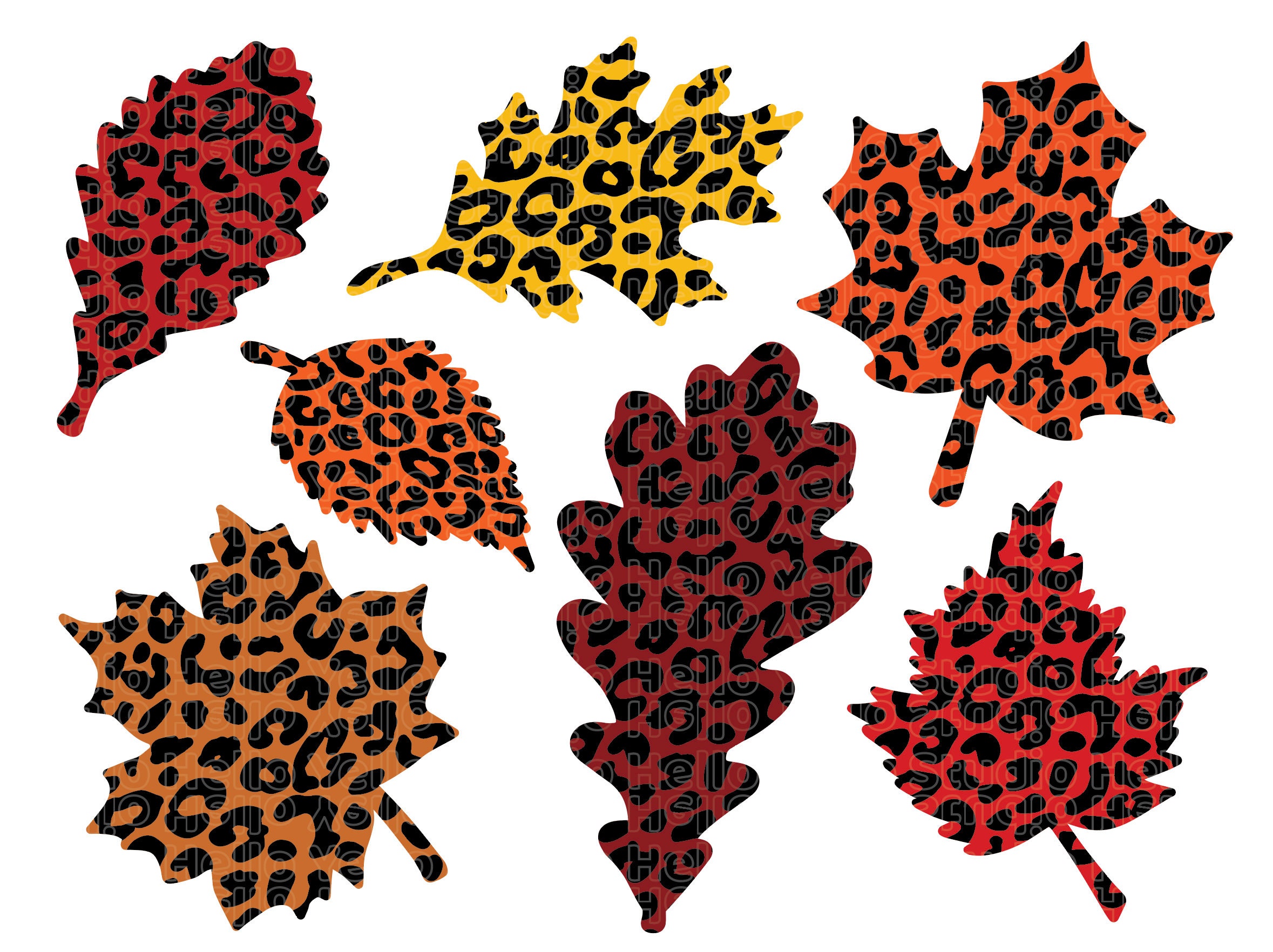 Fall Leaves Svg Fall Svg Fall Leaf Svg Bundle Fall Png | Etsy