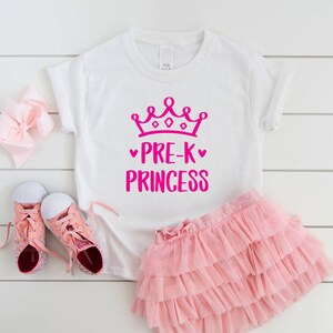 Pre-k Princess Svg, Back to School Svg, Preschool Svg, First Day of ...