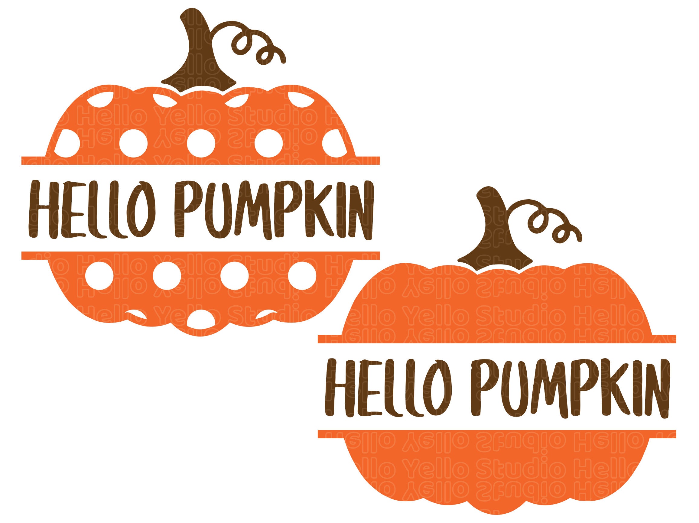 Pumpkin Split Monogram Svg Bundle, Pumpkin Svg Bundle, Fall Svg ...