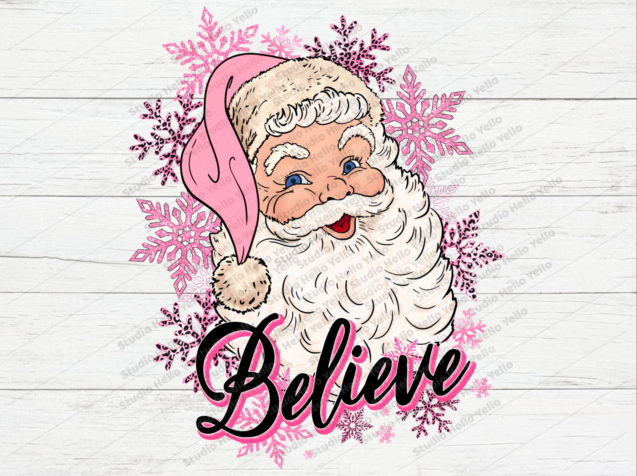 Santa Believe PNG Santa Png Christmas Png Santa Sublimation - Etsy