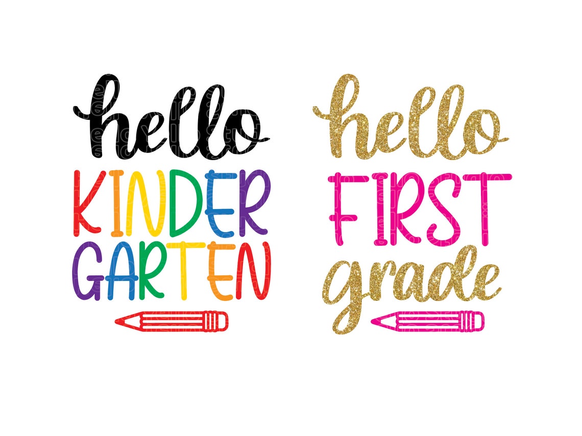 Back to School Svg Bundle First Day of School Svg School - Etsy