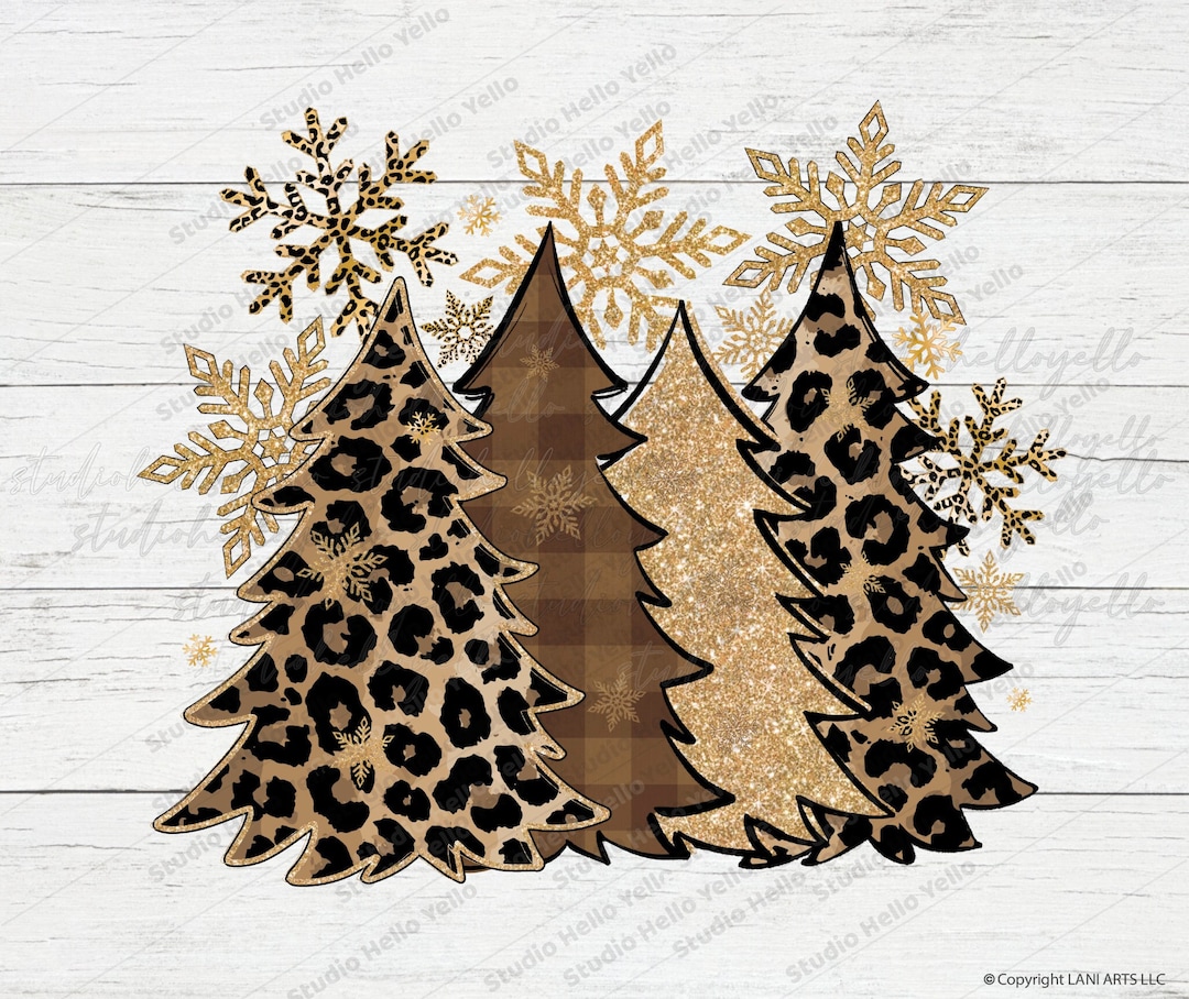 Christmas Tree Png, Leopard Christmas Tree Png, Christmas Trees ...
