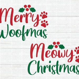 Pet Christmas Svg Bundle, Dog Christmas Svg, Dog Christmas Clipart ...