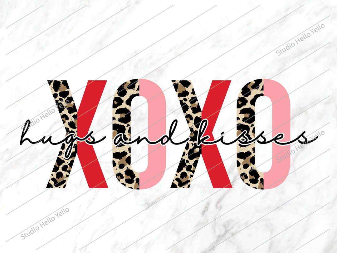 XOXO Hugs and Kisses Png,hugs and Kisses Sublimation,valentine Png ...