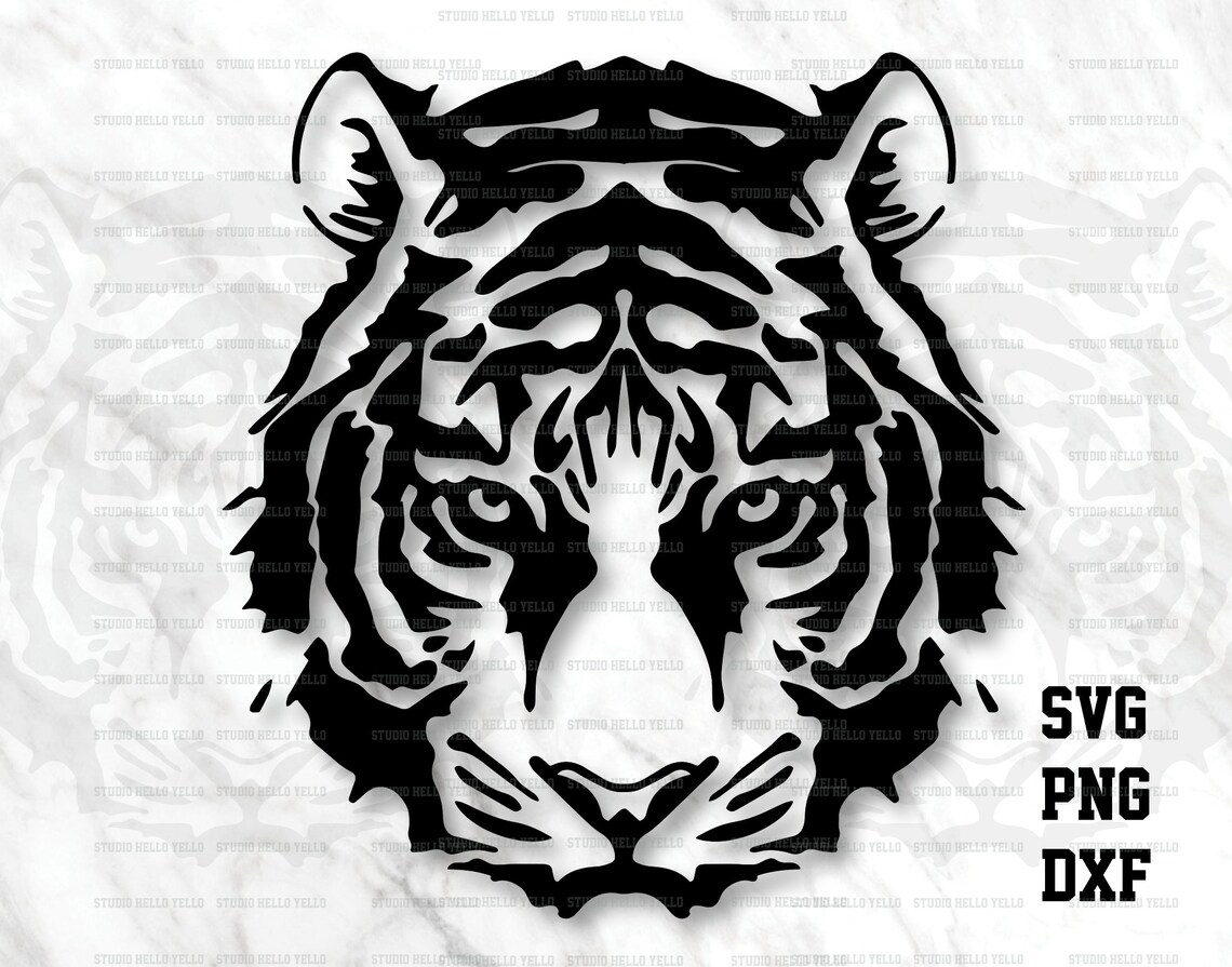 Tiger Svg Tiger Png | Etsy