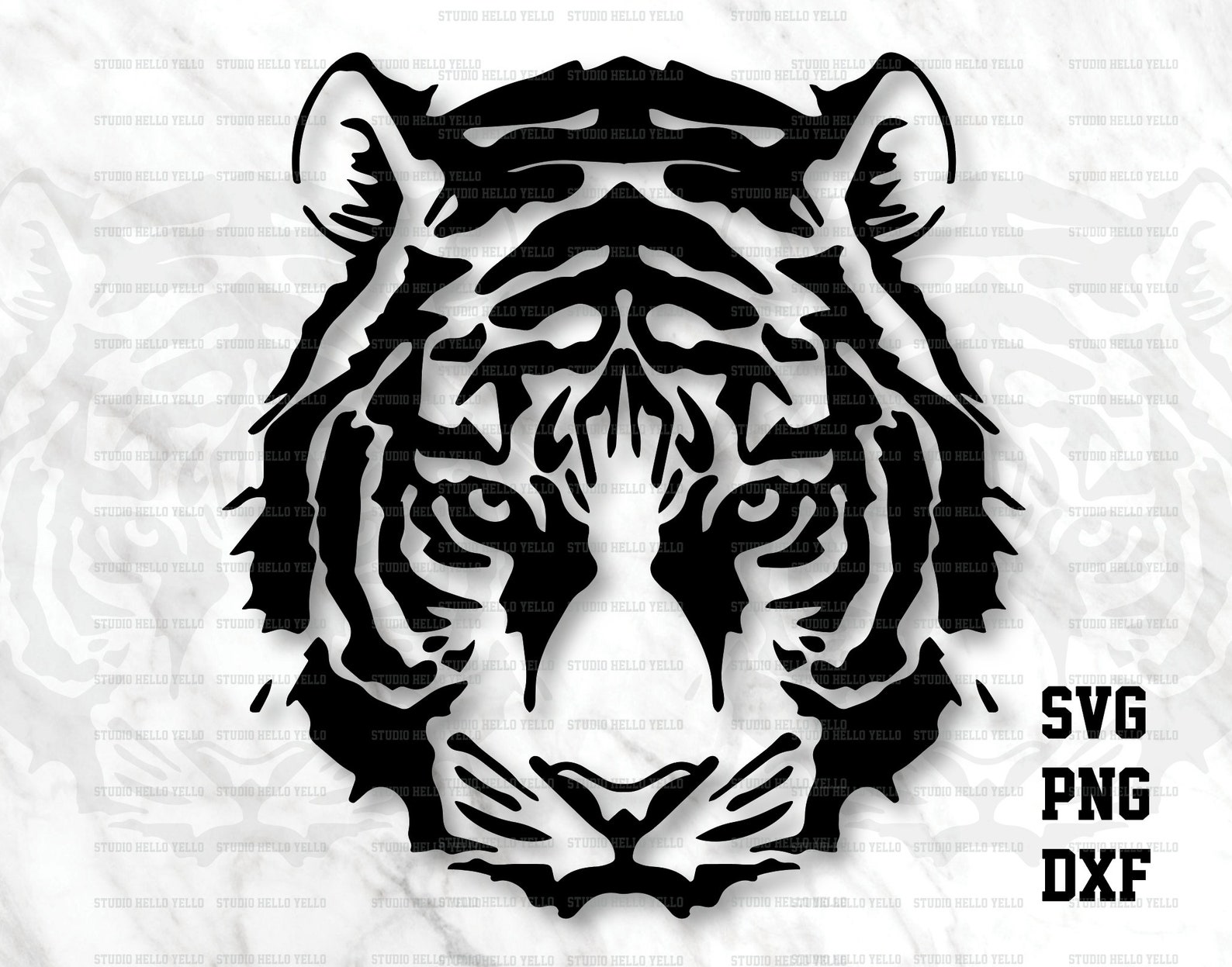 Tiger Svg Tiger Png | Etsy