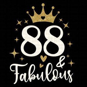 88th Birthday Svg, 88th Birthday, Birthday Svg 88th Birthday Shirts SVG ...