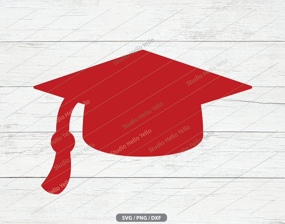 Graduation Cap Svg Red Graduation Cap Svg Png Dxf Senior 2024 Svg Class ...