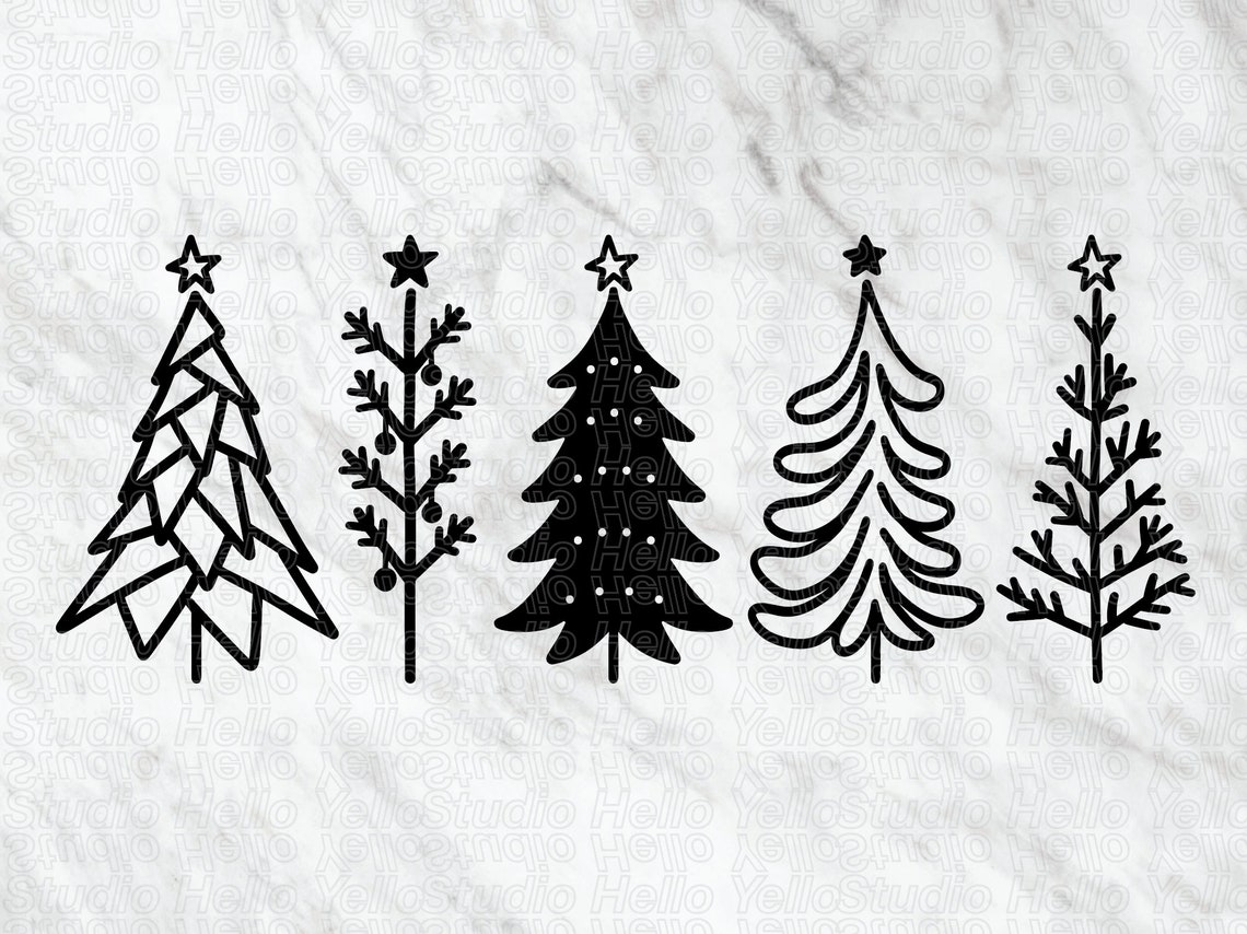 Christmas Tree Svg Bundle Christmas Svg Christmas Tree Svg | Etsy