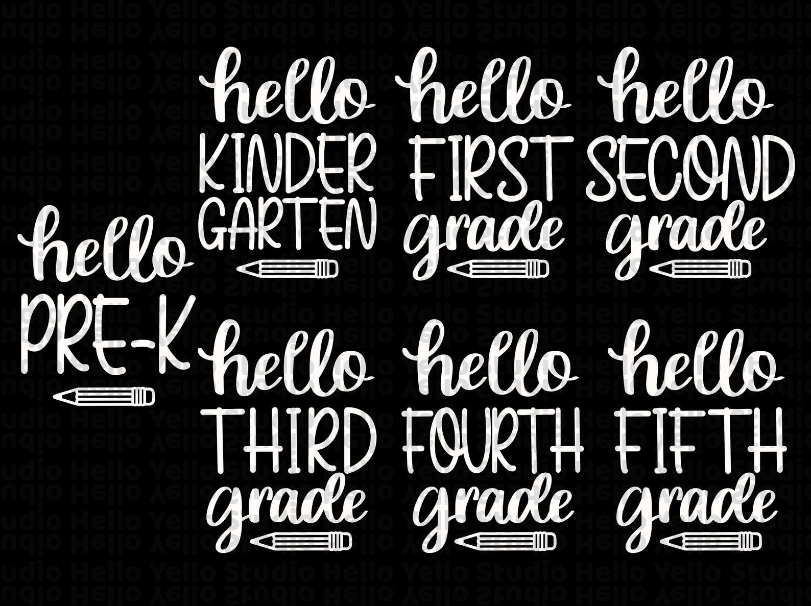 Back to School Svg Bundle First Day of School Svg School - Etsy