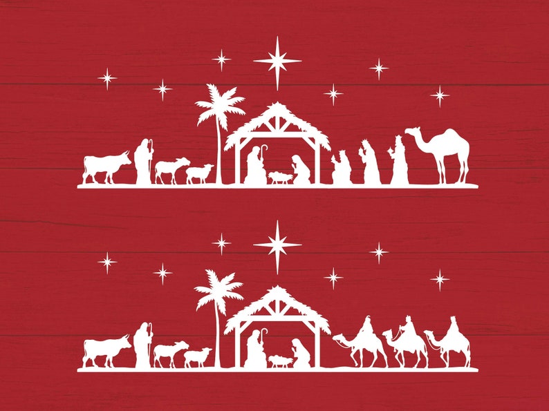 Belén SVG, Nacimiento SVG, PNG, eps, dxf, jpg, descarga digital ...