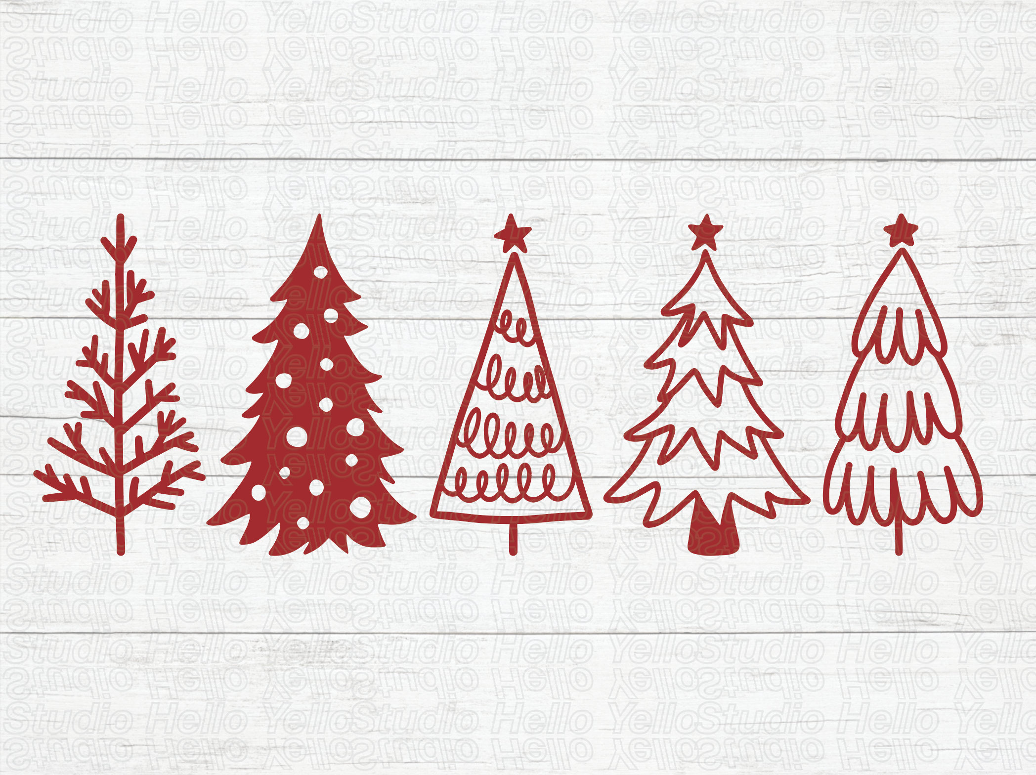 Christmas Tree Svg Bundle Christmas Svg Christmas Tree Svg | Etsy