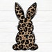 Leopard Print Bunny Svg Png Bunny Svg Bunny Png Easter - Etsy