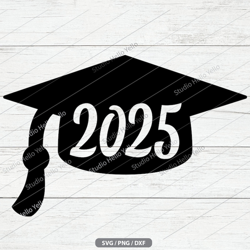 Graduation Cap 2025 Clipart - Etsy