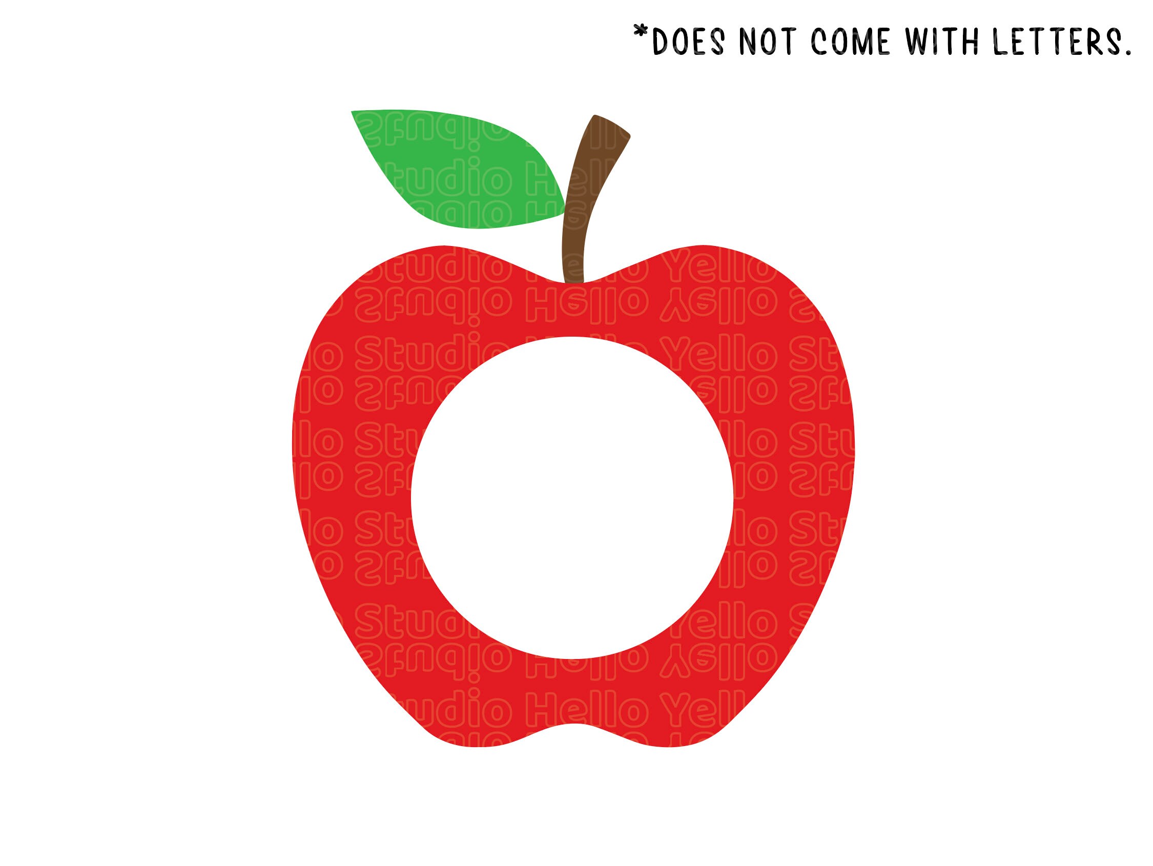 Apple Name Frame Svg Bundle, Apple Svg, Apple Clipart, Apple Monogram ...