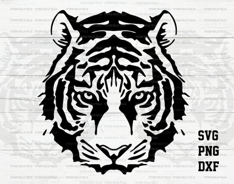 Tiger Svg Tiger Png | Etsy
